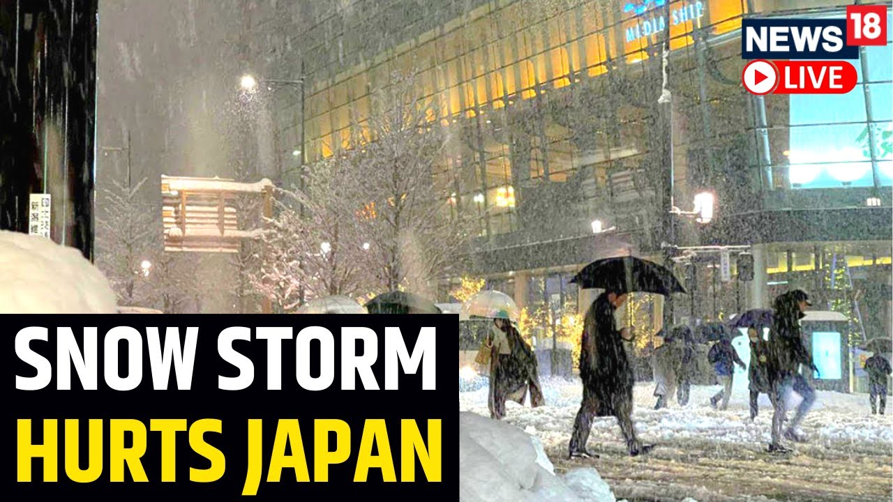 Japan Faces Severe Snow Storm I Transport Comes To A Standstill In ...