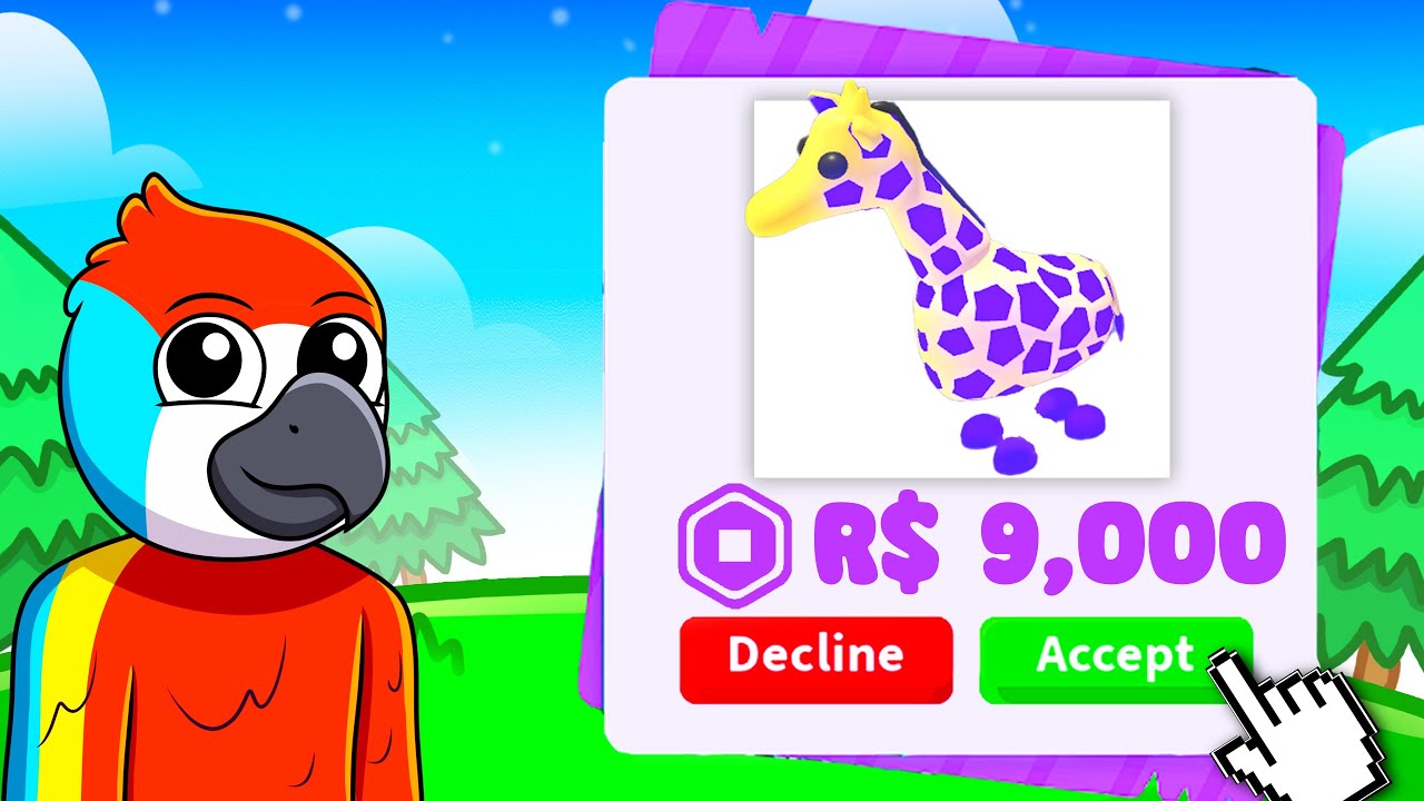 Selling pets FOR ROBUX (Adopt me) - YouTube