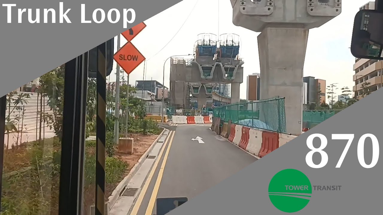 [ARCHIVED] Singapore Tower Transit Trunk Bus Service 870 Route Visual ...