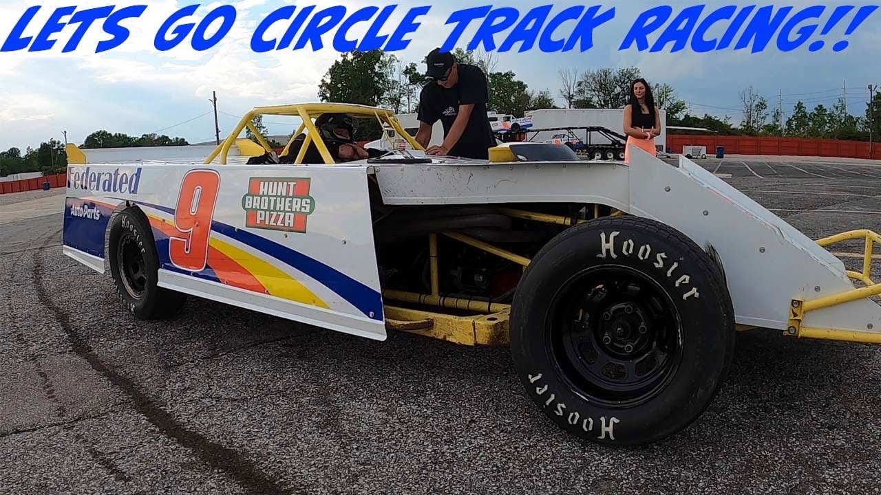 David Races a CIRCLE TRACK CAR at the Indy Speedrome! - YouTube