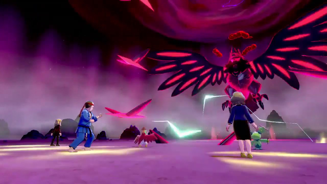 Pokémon Sword - Gigantamax Corviknight Raid - YouTube