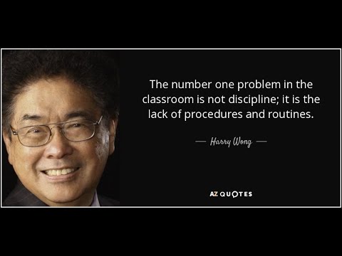 Harry K. Wong’s Theory of Classroom Management - YouTube