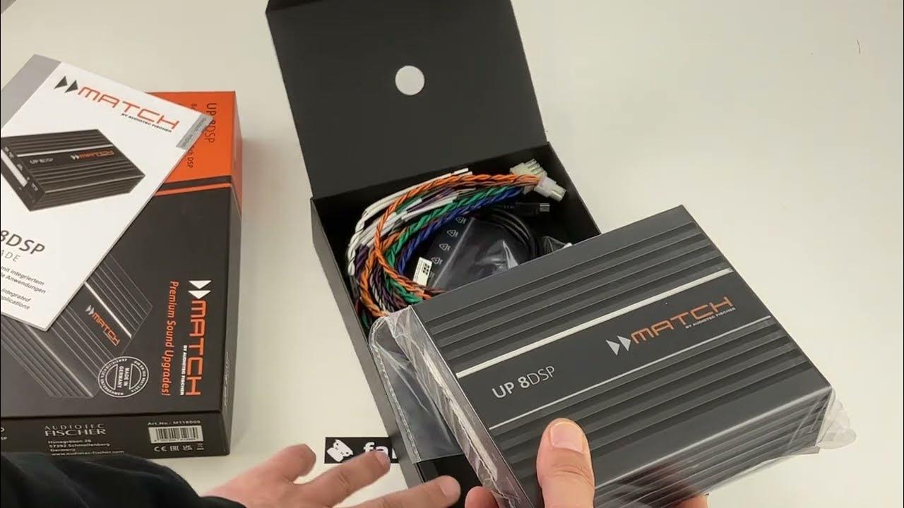 Match UP 8DSP 8-kanavainen DSP-vahvistin - YouTube