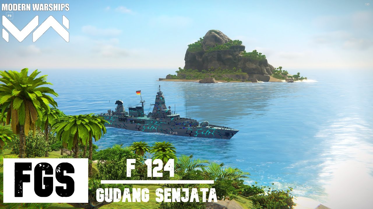 FGS F124 Gameplay | Frigat Gudang Senjata | Modern Warships - YouTube