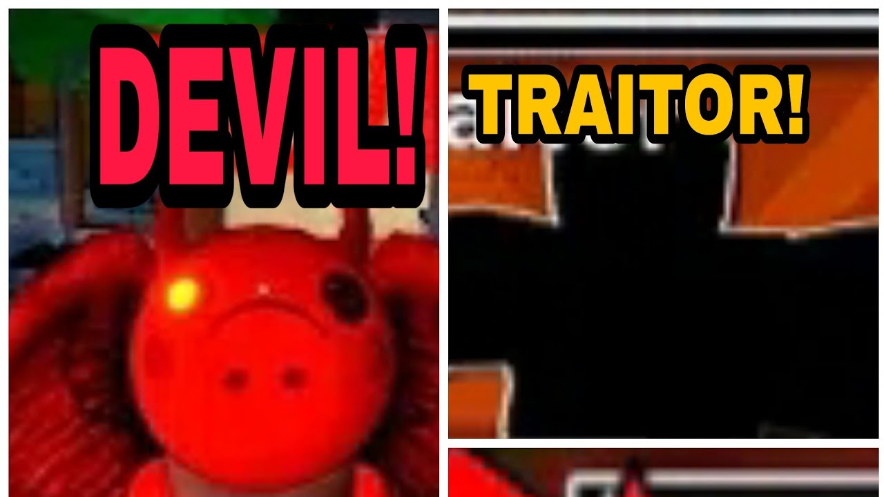 Showcasing the new Piggy traitor update! (NEW SKINS! Devil Piggy ...