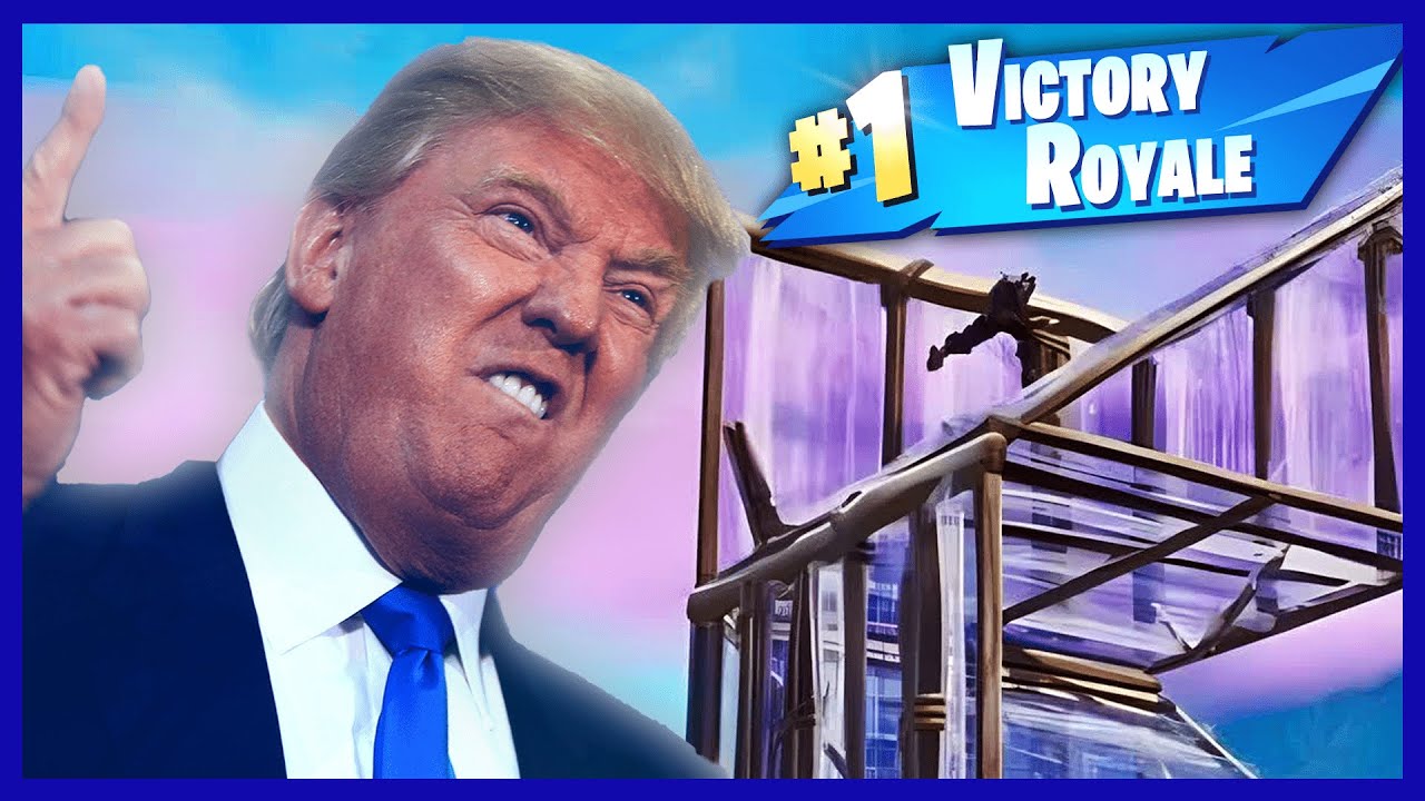 Donald TRUMP CARRIED me in FORTNITE - YouTube