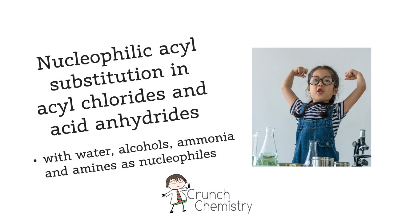 Nucleophilic acyl substitution in acyl chlorides and acid anhydrides ...