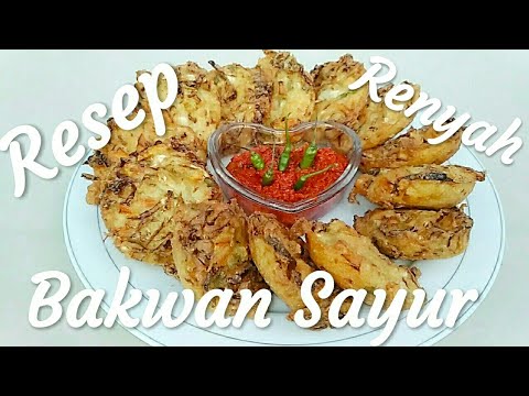 Resep Bakwan Sayur Pariaman Sumatera Barat Renyah dan Empuk - YouTube