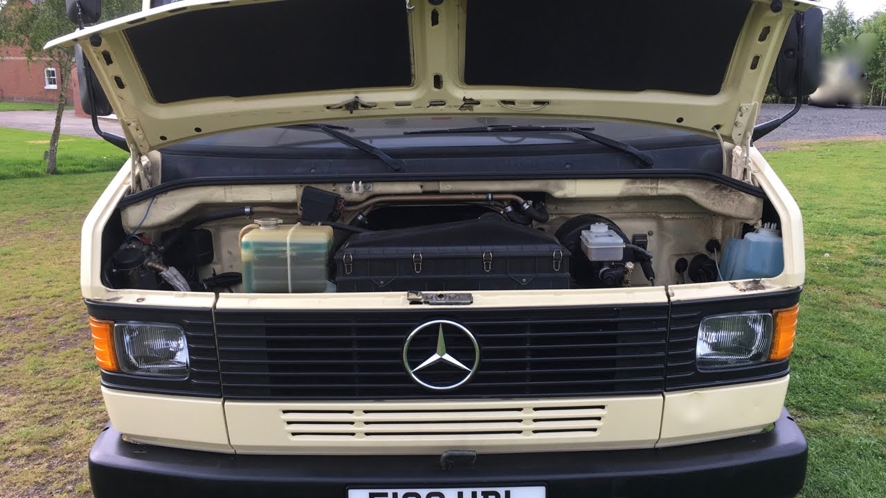 Servicing my 1989 Mercedes 507D Panel Van - YouTube