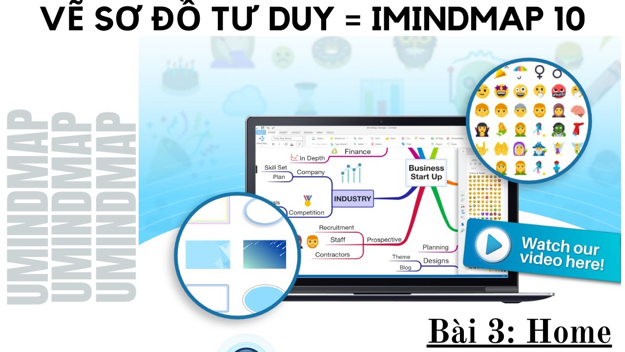 Bài 3: Home - Nhà - Hướng dẫn vẽ Sơ đồ tư duy trên phần mềm iMindmap 10 | UMINDMAP - YouTube