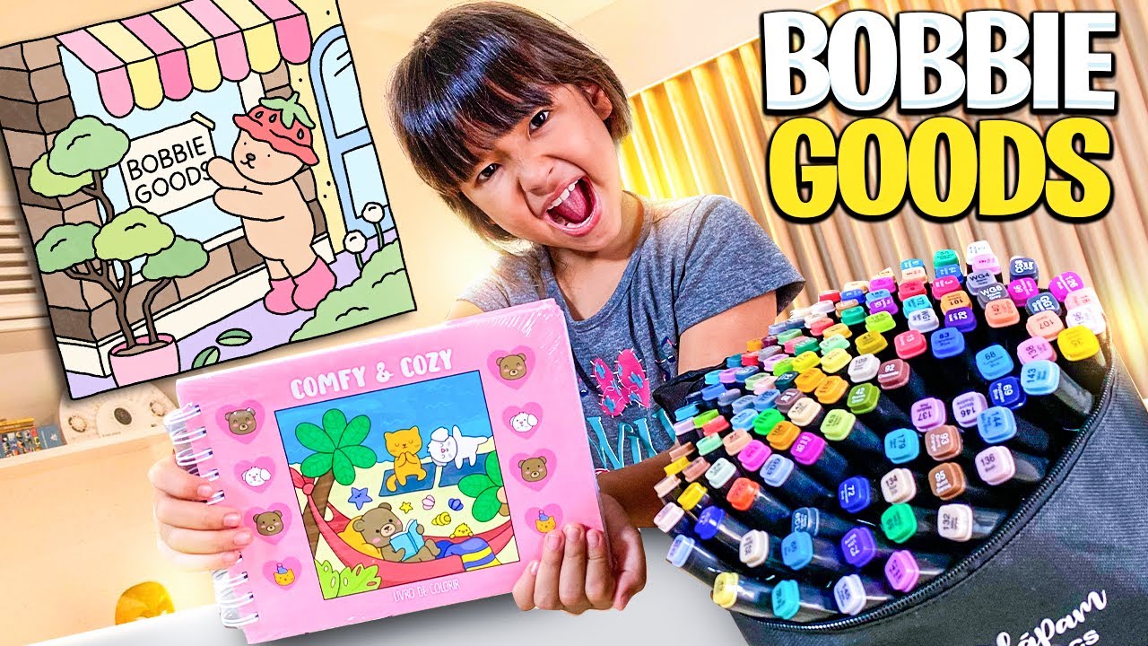 PINTANDO BOBBIE GOODS COM KIT DE 120 CORES DE MARCADORES TOUCH! - *será ...