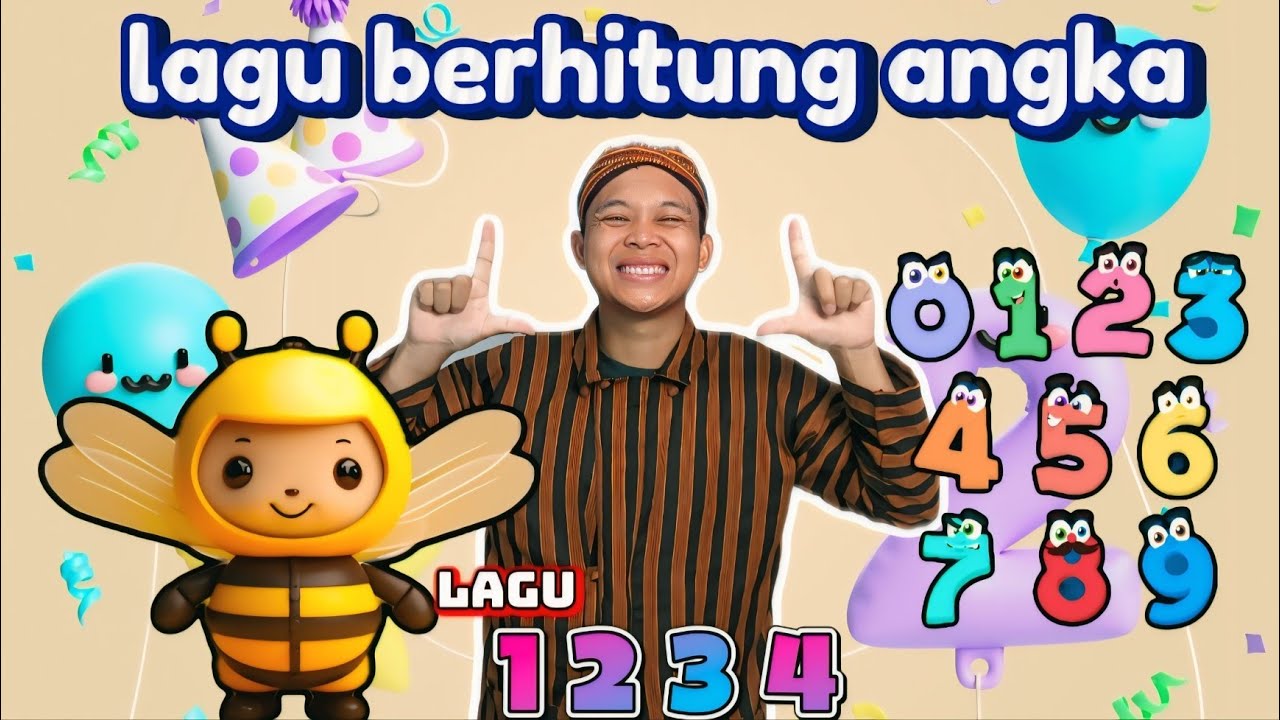 Lagu Berhitung Angka 1-10 | Lagu 1234 - Belajar Mengenal Angka ...