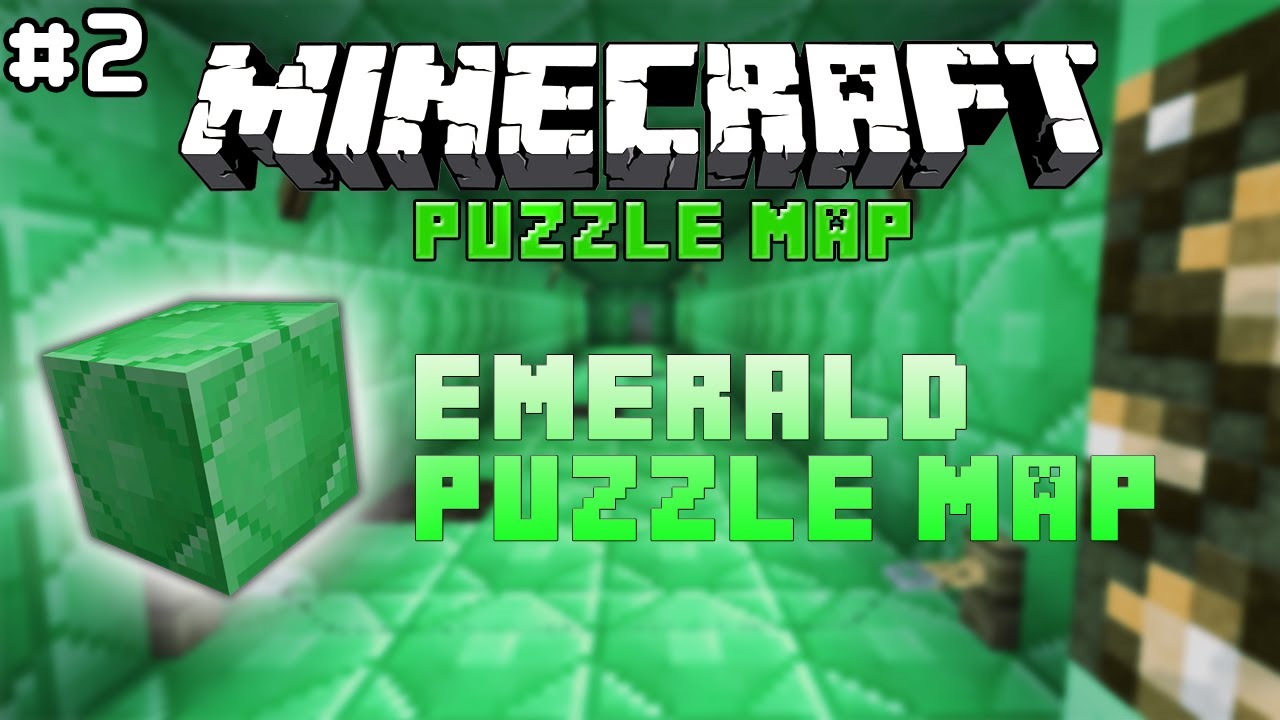 Minecraft: Emerald Puzzle Map Part 2 - YouTube
