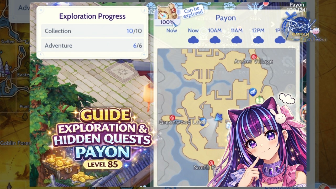 Ragnarok Origin Classic: Guide Payon - Exploration - Hidden Quests ...