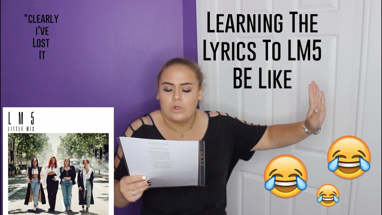 Learning The Lyrics To LM5 Be Like.... - Elise Wheeler - YouTube