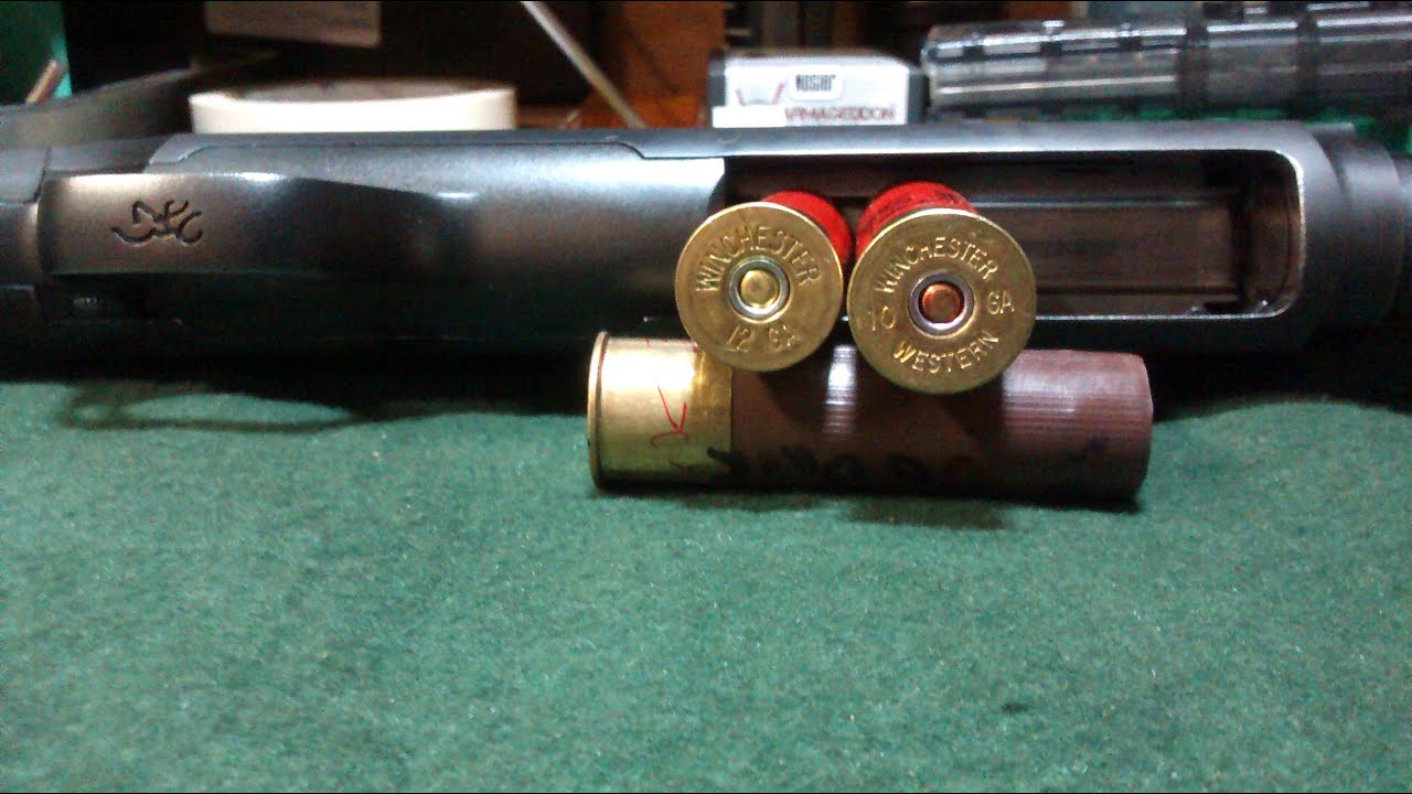 Will a 12 ga. shell shoot through a 10 ga. shotgun??? - YouTube