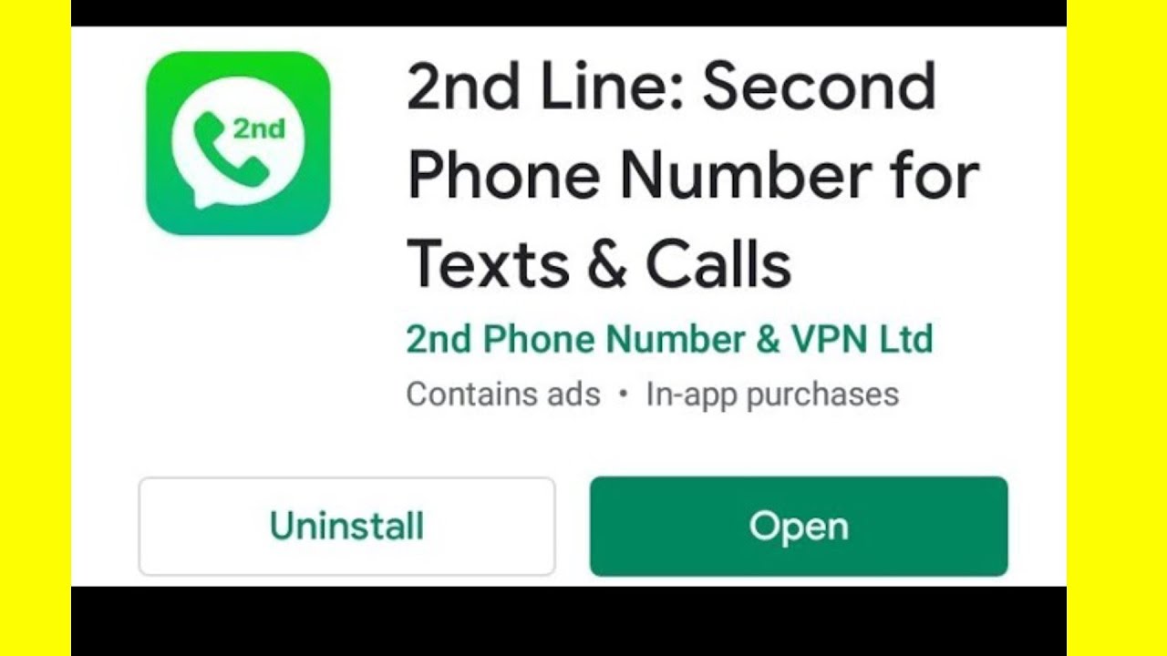 2nd line second phone number how to use | 2nd line app number not ...