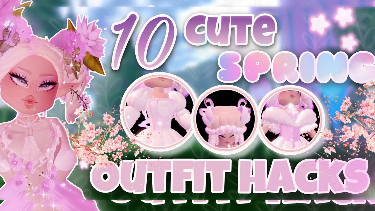10 Cute Spring Outfit Hacks In Royale High! #2 🌷 - YouTube