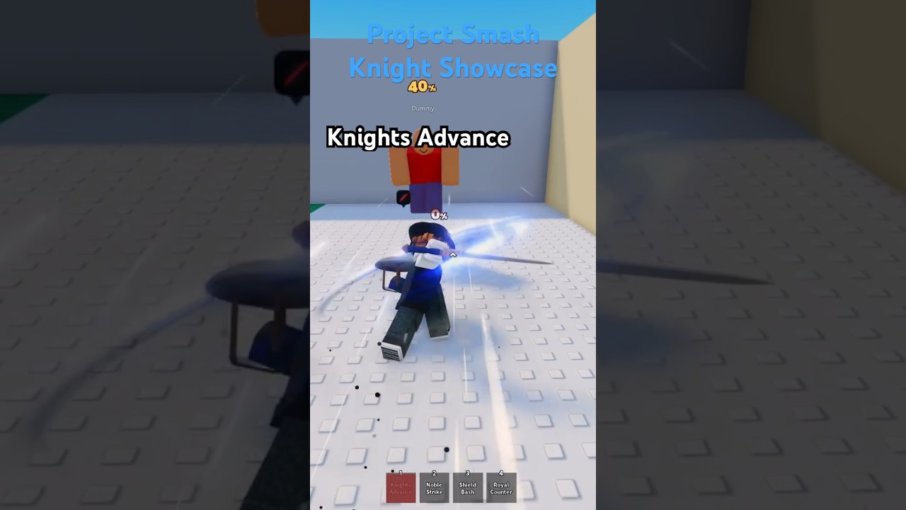 Knight Moveset Showcase | Project Smash #roblox #smashbros #shorts ...