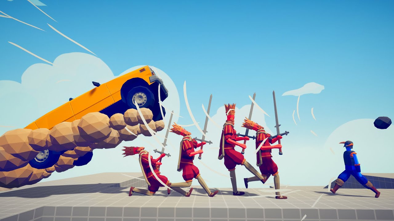 SHOUTER and CAR + CANNON vs 4x EVERY UNITS | TABS - Totally Accurate ...