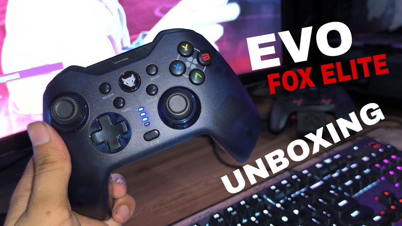 Evo Fox Elite X Wireless Gamepad For PC Unboxing Plus Review - YouTube