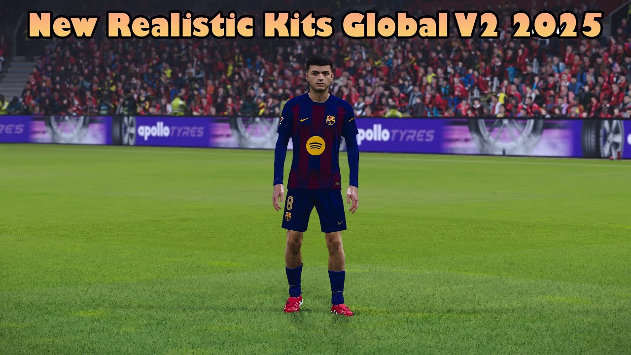New Realistic Kits Global V2 2025 - PES 2021 & Football Life 2025 - YouTube