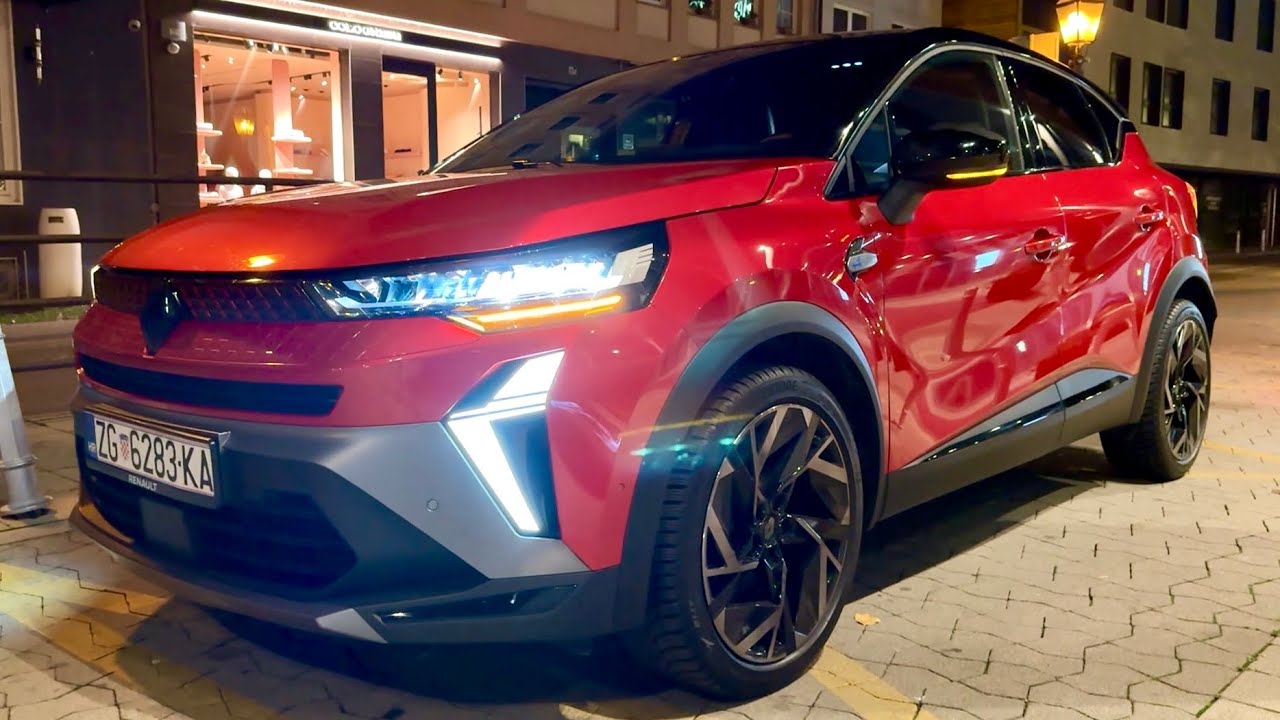 RENAULT CAPTUR FACELIFT (2025) at night - IMPRESSIVE LED lights, COOL ...