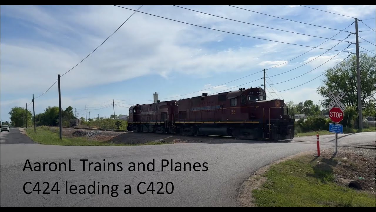 ALCO C424 and C420 Arkansas and Missouri RR - YouTube
