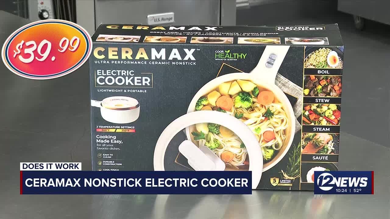 Does It Work? Ceramax Nonstick Electric Cooker - YouTube