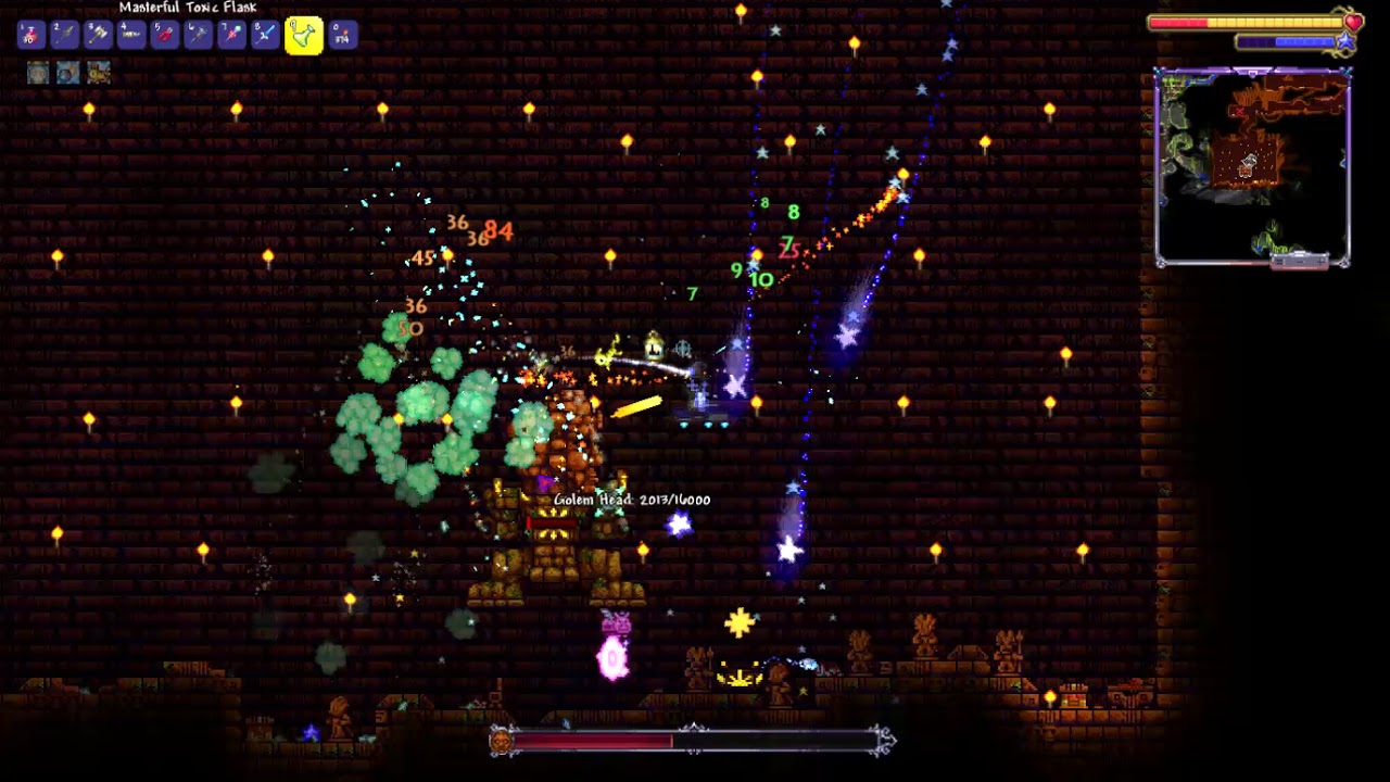 Terraria 1.4 golem mage build - YouTube