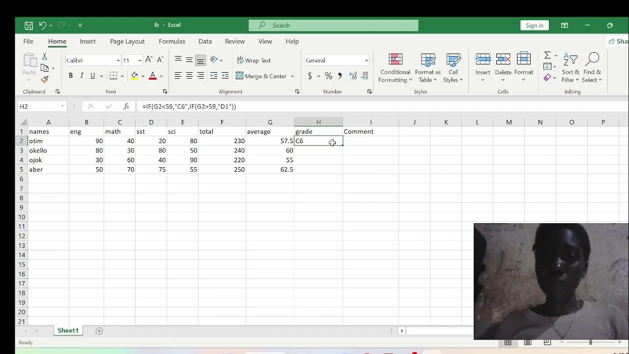 how to make report cards using Microsoft Excel - YouTube