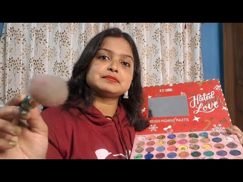 ASMR Doing your makeup Application (Hindi language)