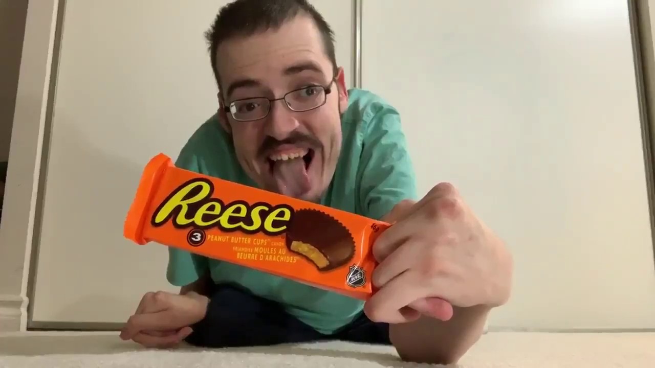 EATING 1 PACKAGE OF REESES 😬 - Ricky Berwick - YouTube