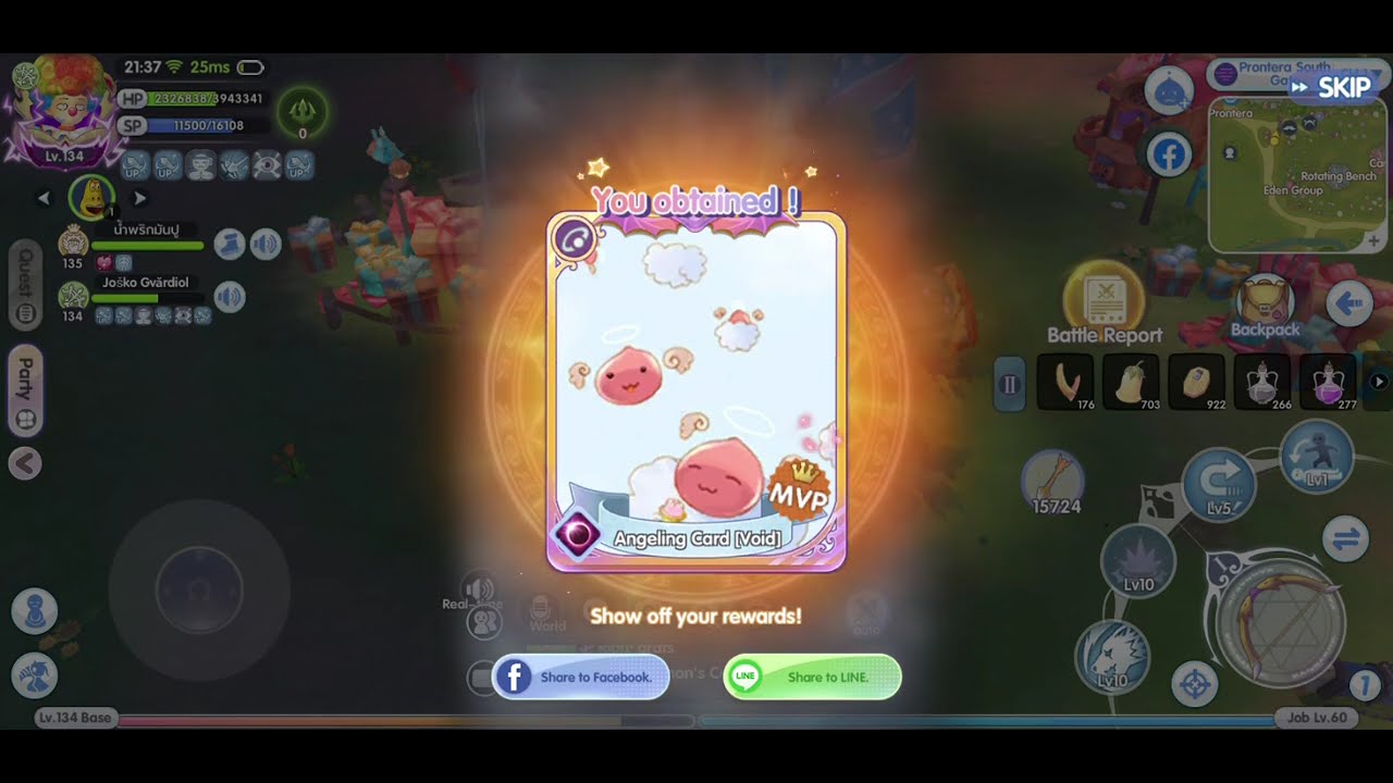 First Ever Gold Card From (Medium) Boss Hunt : Angeling Card (Void ...