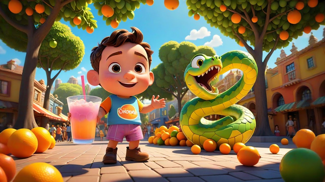 Octopus at Orange Plaza | Learning Colors & Ocean Animals | Fun Kids ...