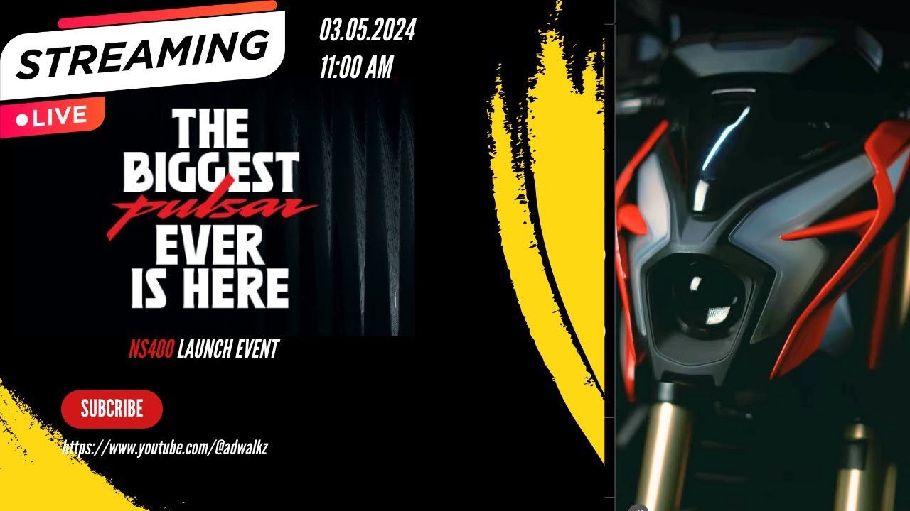 Biggest Pulsar Ever Launch Event - Watch with Maniacs - YouTube