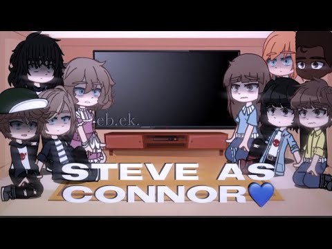 Steve as Connor stranger things react 💙// dbh(Detroit became human ...