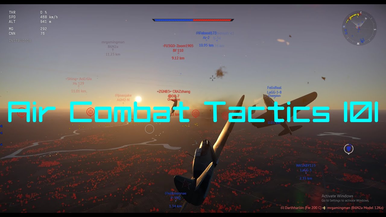 Air Combat Tactics - YouTube