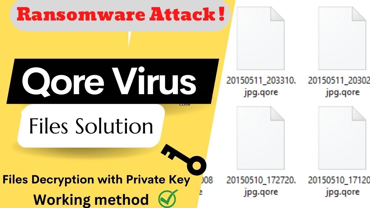 Qore Virus Solution | [.qore ] files Decrypt & Removal Guide | Qore ...