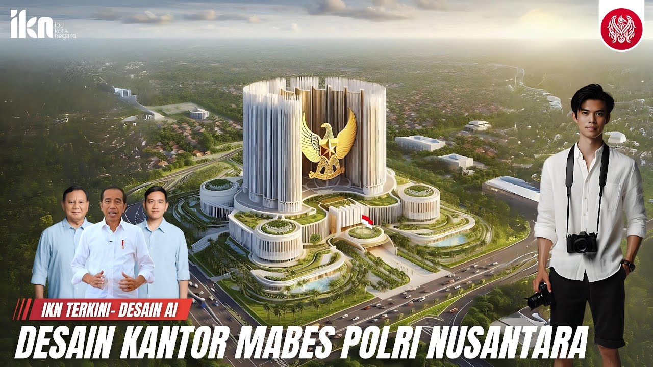 Ikn Terkini‼️Desain Kantor Mabes Polri Di Nusantara Indonesia ...