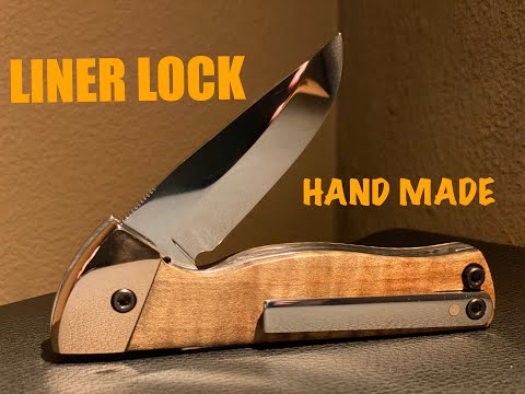 Knife making - My best liner lock knife so far