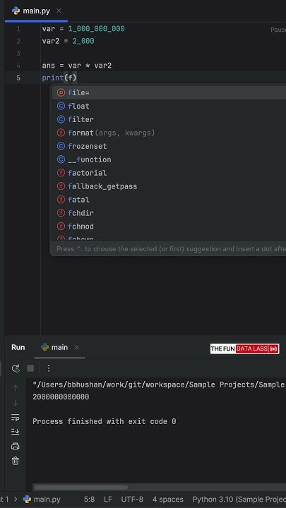 Python Integer Trick!! #python #programming #coding - YouTube
