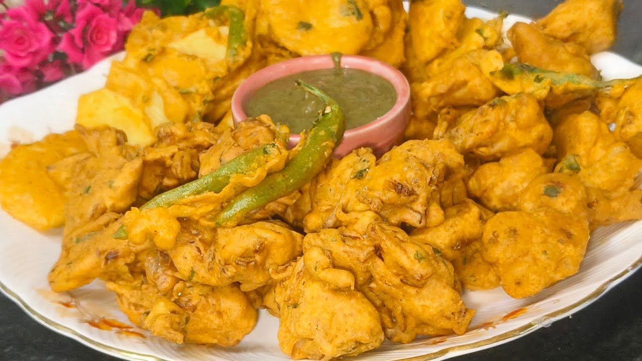 RAMZAN SPECIAL PAKORA PLATTER RECIPE | DIFFERENT TYPES OF PAKORAS WITH ...