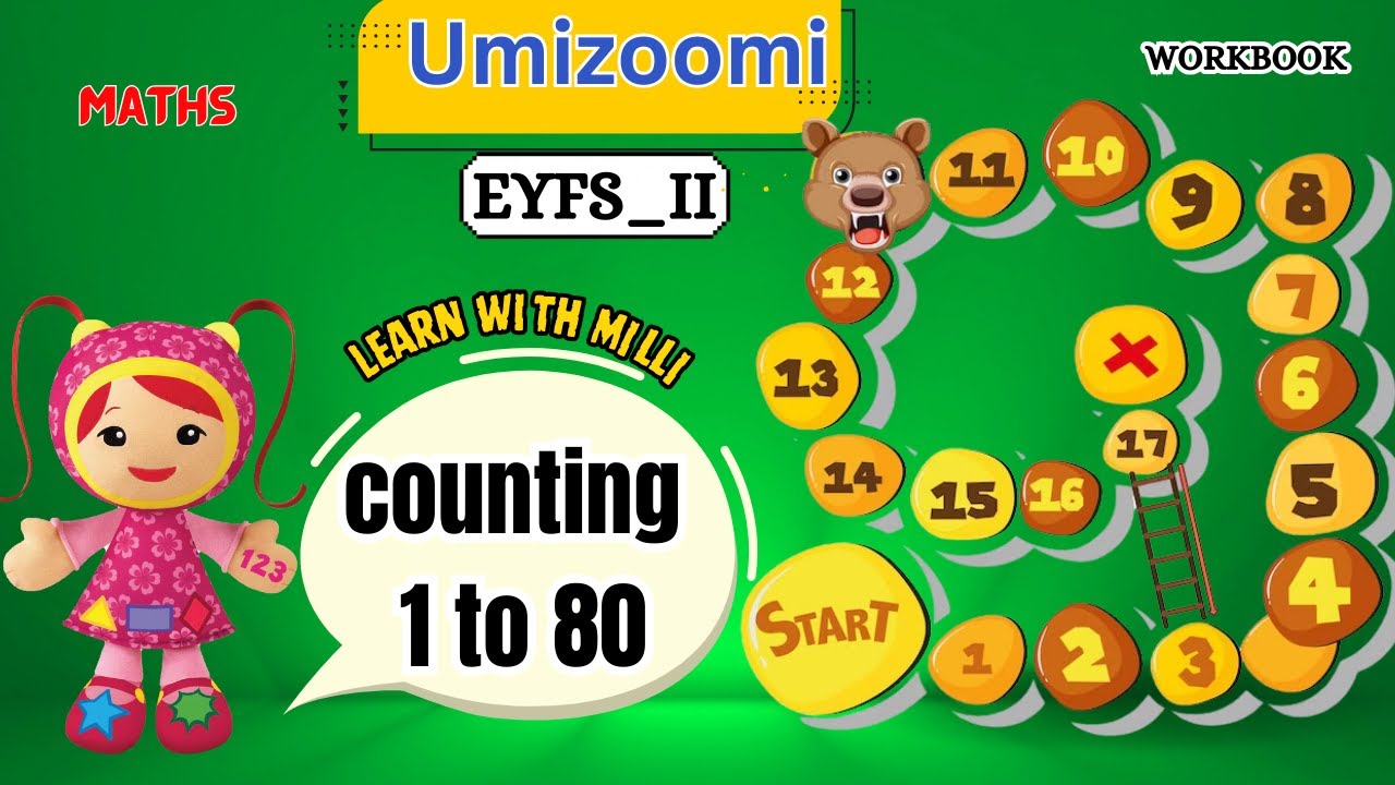 UMIZOOMI MATHS: Count 1 to 80| Easy Ways To Teach Numbers| Preschooler ...