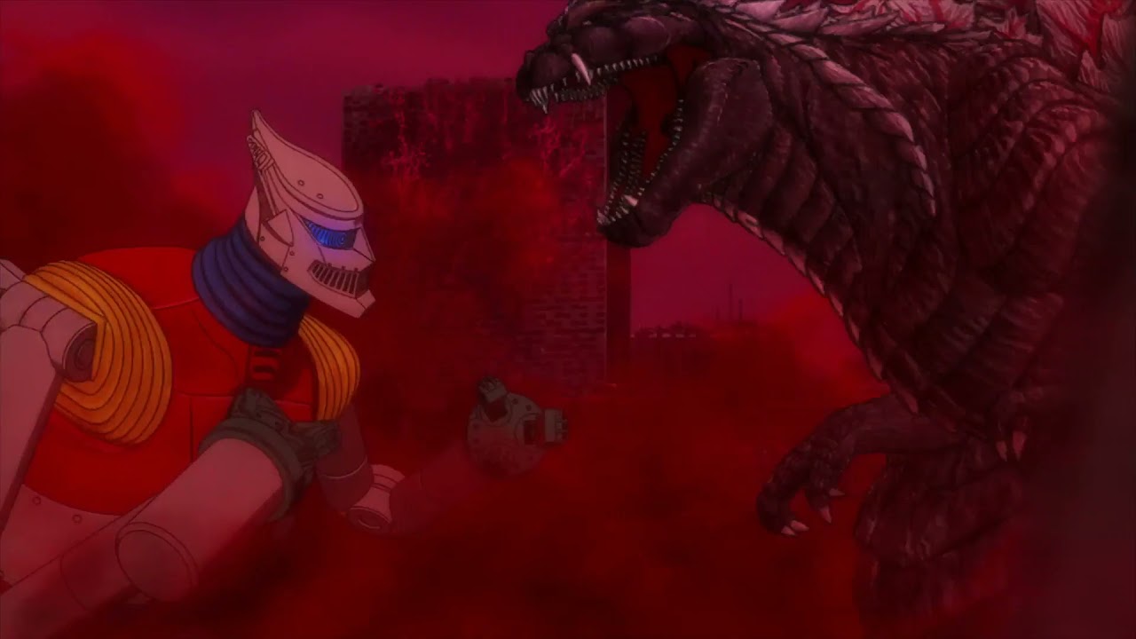 Godzilla Singular Point: Godzilla Ultima confronts Jet Jaguar - YouTube