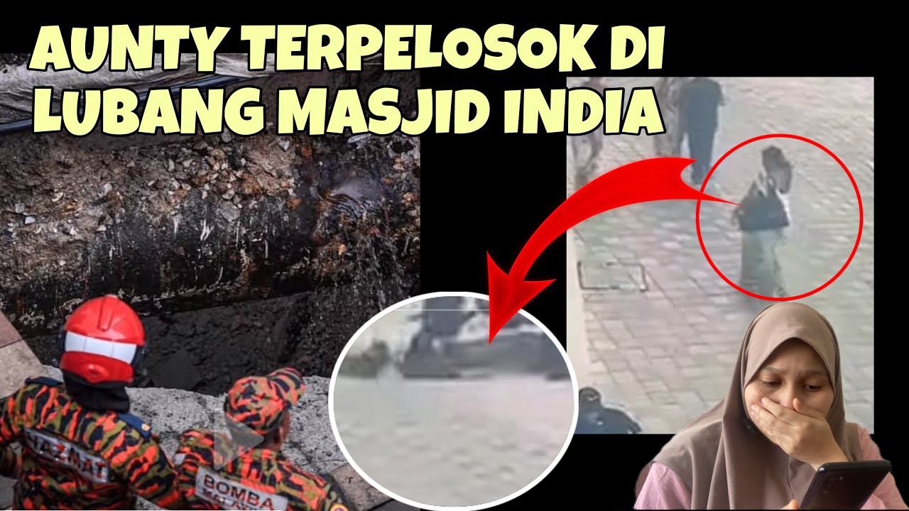 VIRAL AUNTY TERPELOSOK DALAM LUBANG DI MASJID INDIA - YouTube