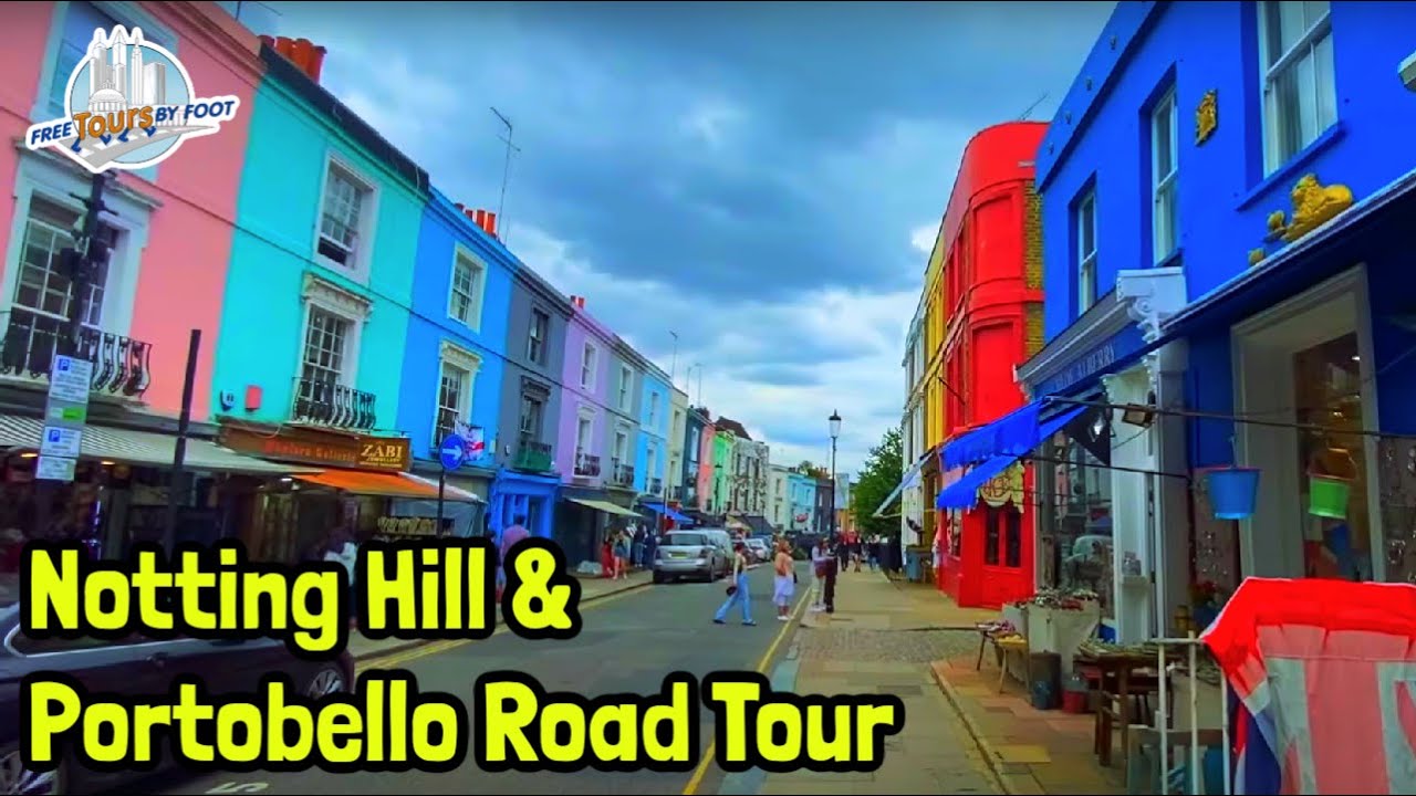 Notting Hill & Portobello Road London Walking Tour - YouTube