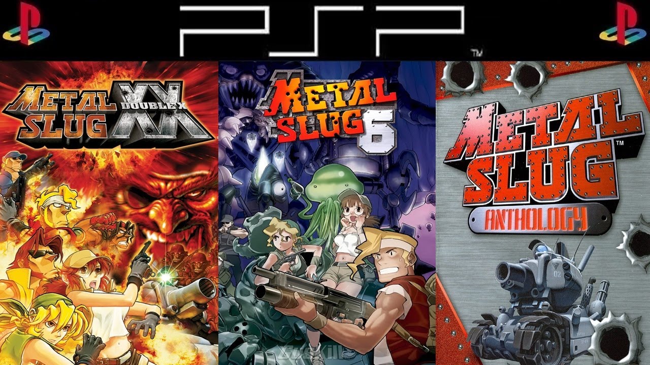 All Metal Slug Games on PSP - YouTube