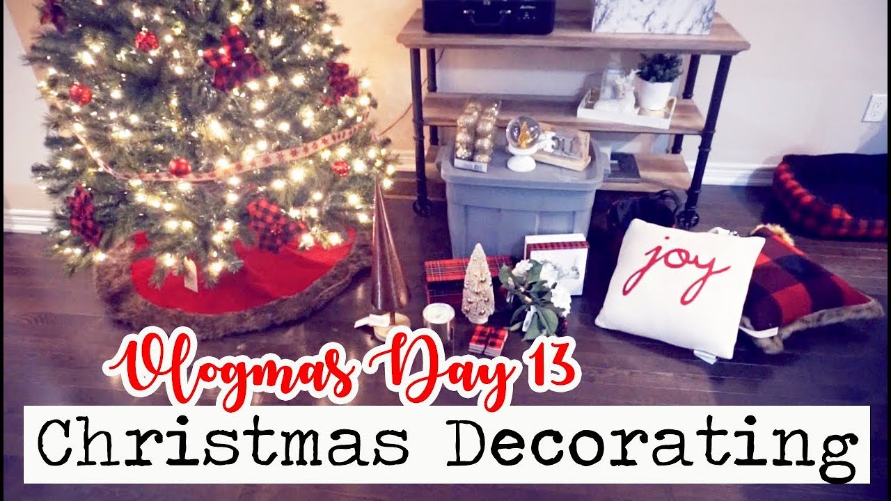 THE ULTIMATE CHRISTMAS DECORATING VLOG! || Vlogmas Day 13 - YouTube