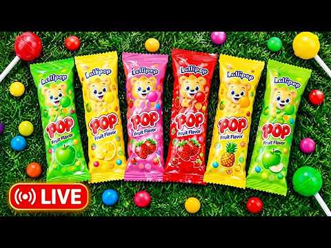 LIVE ASMR Lollipop | Satisfying Candy Sounds | Satisfying Chocolate & Lollipop Unboxing ASMR